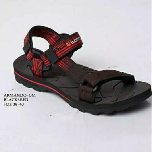 Jual SANDAL GUNUNG LUBRENE ARMANDO-GM ORIGINAL - black grey, 42 - Kab ...