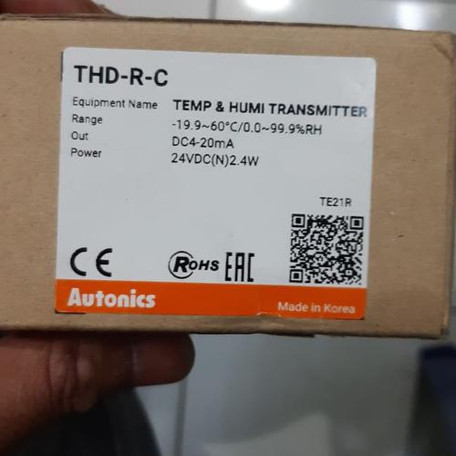 Jual TEMPERATURE & HUMIDITY TRANSMITTER AUTONICS THD-R-C/THD-R-C ...