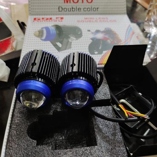 Jual Lampu Proyektor LED Mini Driving Light Lens 2in1 Super Bright BULL ...