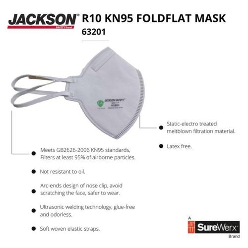 Jual Masker medis KN95 Jackson Safety fold flat lipat - Kota Makassar ...