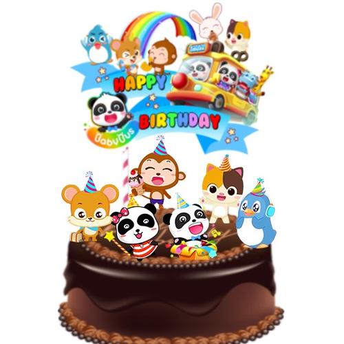 Jual Baby Bus Friends Topper Cake Birthday / Hiasan Kue Ulang Tahun ...