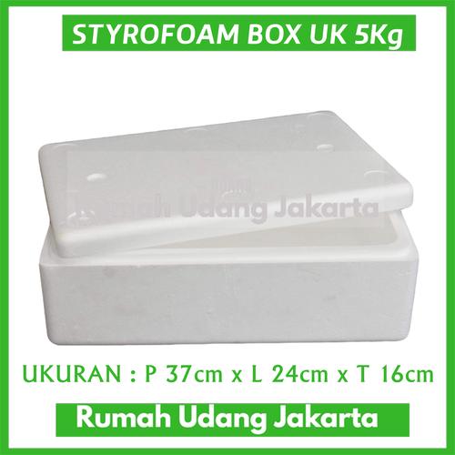Jual STYROFOAM BOX UKURAN 5KG/steorofoam box 5kg/BOX PENYIMPANAN IKAN ...