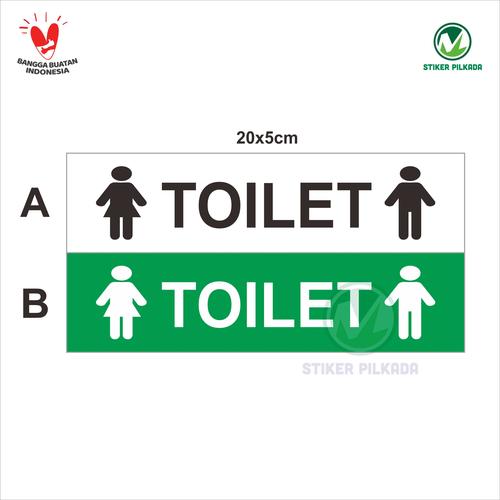 Jual stiker vinyl toilet 20x5cm - Putih, S 5x20cm - Kota Tangerang ...