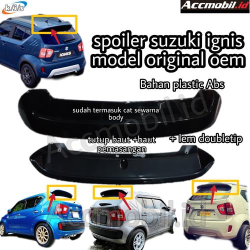 Jual spoiler suzuki ignis plastic - silver - Kota Tangerang - accmobil ...