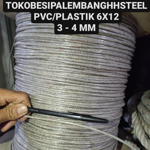 Jual kawat seling galvanis 4mm lapis pvc/kawat sling galvanis 4mm lapis ...