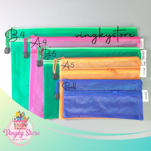 Jual Map Sleting / Zipper Bag Joyko DCB-35 - B5, Hijau - Jakarta Utara ...