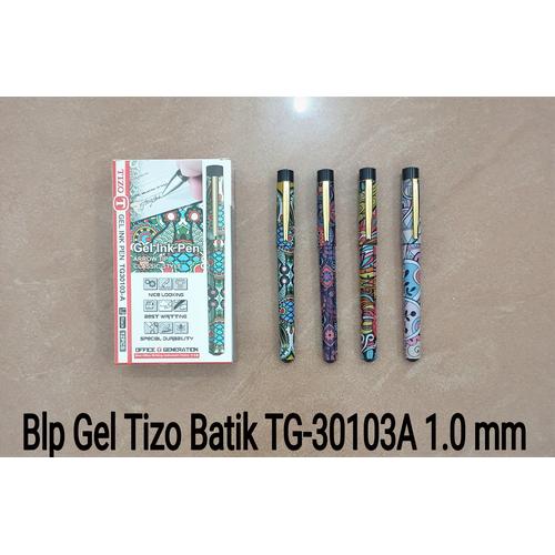 Jual Ballpoint Pulpen Gel Tizo Batik Pen TG-30103 - Kota Medan ...