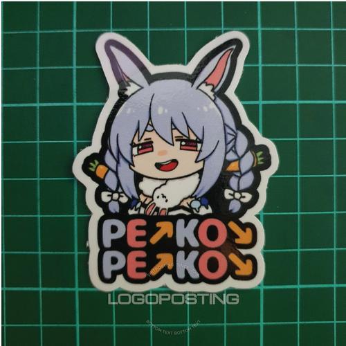 Jual PEKO PEKO - Sticker Logoposting Usada Pekora Hololive - Kab ...