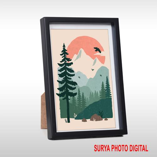 Jual Frame Foto 3D Minimalis Ukuran 8RW - Kota Tangerang Selatan ...