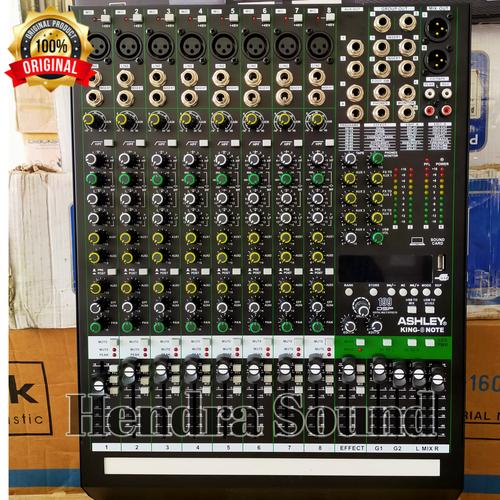 Jual Mixer Audio Ashley King 8 Note Mixer 8 channel - Kota Malang ...