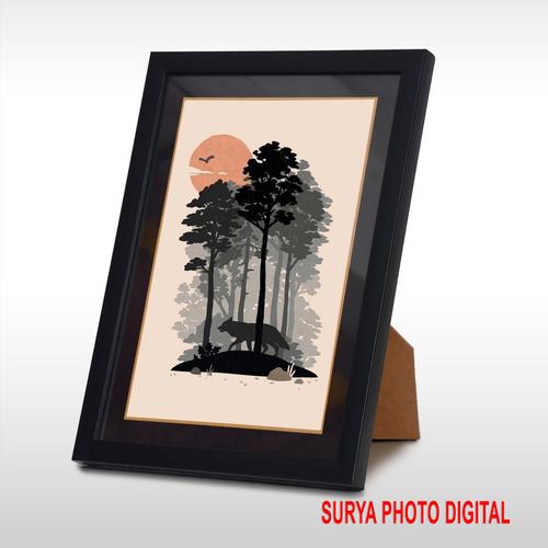 Jual Frame Foto Minimalis Ukuran 8RW/A4 Warna Hitam - Kota Tangerang ...