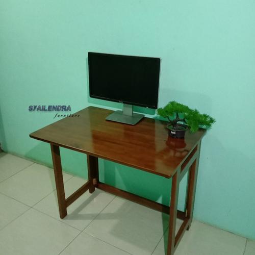 Jual meja kerja lipat/ meja belajar lipat/ meja kantor 90x60x70 cm ...