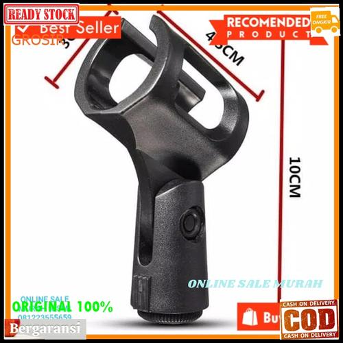Jual Holder stand mic jepit GE154 ORIGINAL 100% mik capit kepala ...