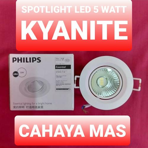 Jual DOWNLIGHT SPOT LED 5 WATT KYANITE 59752 PHILIPS SPOTLIGHT 5W 5WATT ...