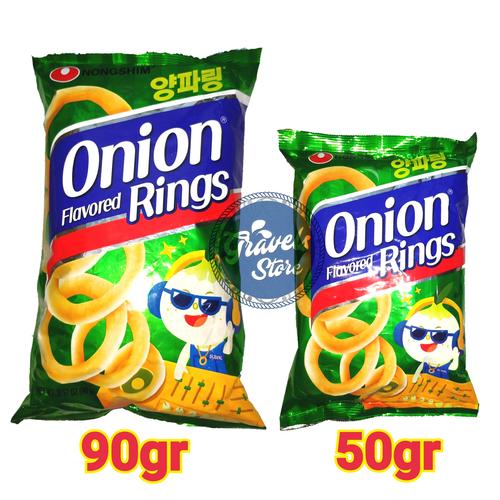 Jual [50gr] NongShim Onion Rings Snack - Makanan Ringan Korea - 50 Gram ...