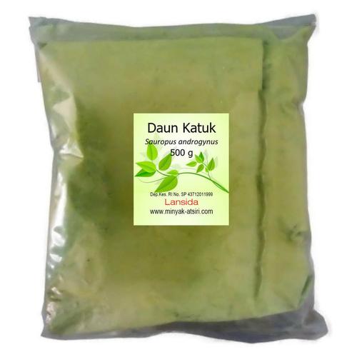 Jual Daun Katuk Bubuk 250 g Serbuk Daun Katu Cekur Manis Sauropus ...