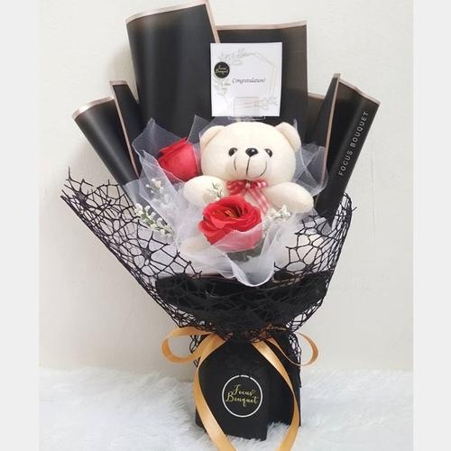 Jual Korean Doll Bouquet Flower / buket bunga / buket boneka/ buket ...