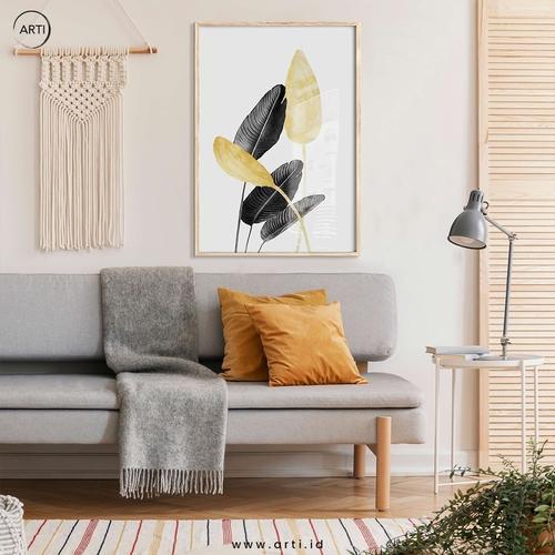 Jual Lukisan Dinding/Wall Art Bird Of Paradise - Frame Kayu Muda- 60x90 ...