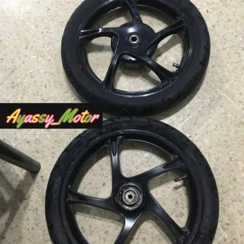Jual VELG RACING MIO SPORTY/MIO SMILE/MIO J ORIGINAL YAMAHA SATU PAKET ...