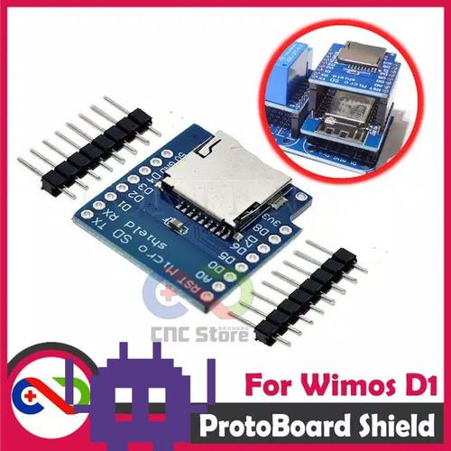 Jual MICRO SD CARD SHIELD For WEMOS D1 PRO MINI TF Card Reader Module ...