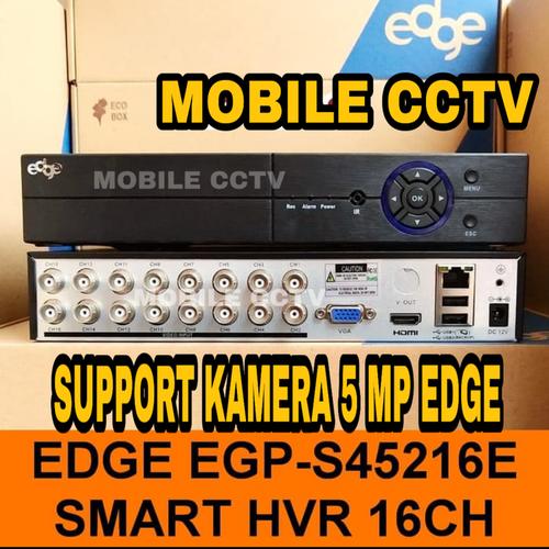Jual DVR EDGE 16 CHANNEL 5MP FULL HD 2560P 6 IN 1 / SMART DVR EDGE ...