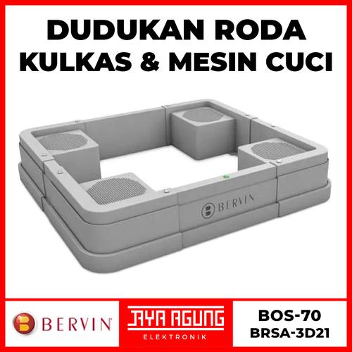 Jual Dudukan Roda Kaki Kulkas 2 Pintu Mesin Cuci BERVIN BOS-70 BRSA ...
