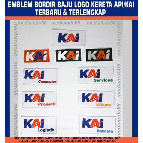 Jual BORDIR EMBLEM BAJU DINAS LOGO KAI (KERETA API INDONESIA) - KAI ...