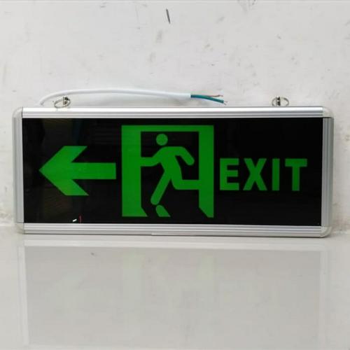 Jual lampu exit emergency led darurat gambar orang keluar High Quality ...