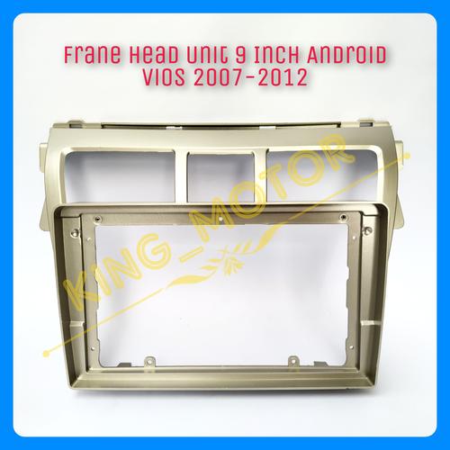 Jual Frame HU Head Unit 9 Inch Android Vios 2007-2012 - SILVER DOFF ...