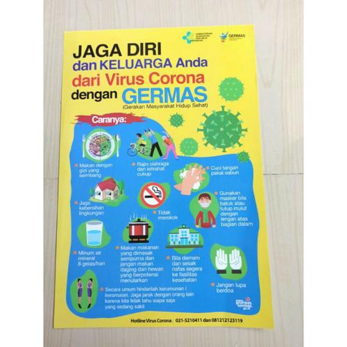 Promo Poster Germas - Kab. Karanganyar - akreditasipuskesmas | Tokopedia