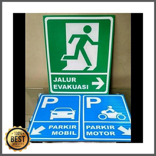 Jual Rambu Lalu Lintas Ukuran 60cm Sticker Reflektif 3M EGP & ACP 3mm ...