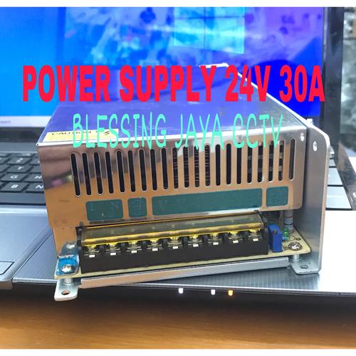 Jual POWER SUPPLY 24V 30A ADAPTOR 24 VOLT 30A ADAPTER 24V 30A + KIPAS ...