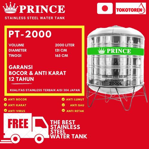 Jual TOREN AIR STAINLESS JAPAN 304 PRINCE 2000 LITER TANDON TANGKI ...