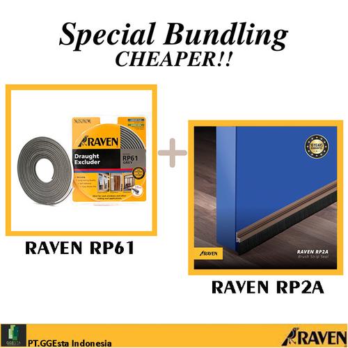 Promo RAVEN Door Seal Bundling RP2A Brown + RP61 Abu Abu - Penutup ...