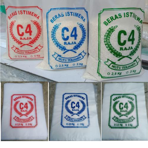 Jual Plastik beras 2,5 kg / 3 kg C4 Raja (HD 05) - Biru - Kota ...