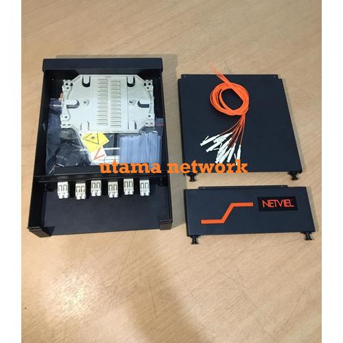 Jual Netviel OTB minibox 12 port LC adapter multimode + Pigtail LC ...