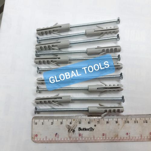 Jual Sekrup fiser isi 10 pcs s8 panjang 3 inch skrup 8 x 3 piser s8 ...