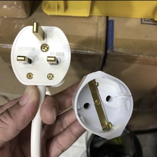 Jual Kabel listrik extension Uk plug colokan Ac kaki 3 3x1,5mm 5M ...