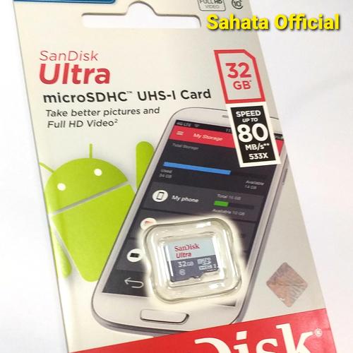 Jual Micro SD Sandisk Ultra 32GB Class 10 - Jakarta Barat - Pelita ...