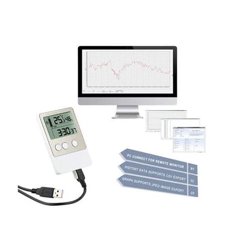 Jual Humidity Temperature DS102 Data Logger MiSol Termometer Hygrometer ...