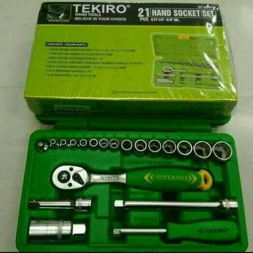 Jual TEKIRO Kunci sok sock socket set 21 pcs - Kota Surabaya - Pancar Teknik | Tokopedia