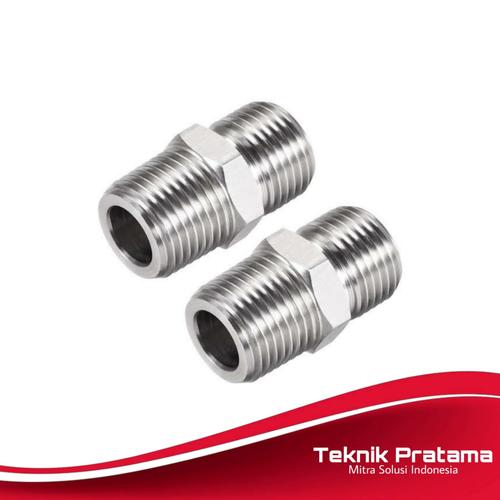 Jual Double nepel stainless steel 304 1" (inch) - Jakarta Barat - Teknik Pratama | Tokopedia
