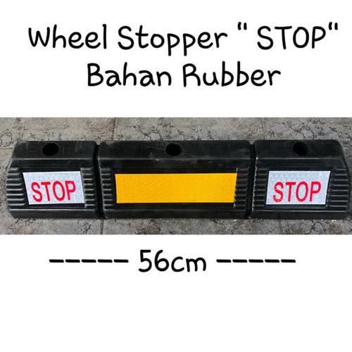 Jual WHEEL STOPPER STOP RUBBER / PENGGANJAL BAN / BATAS PARKIR STOP ...