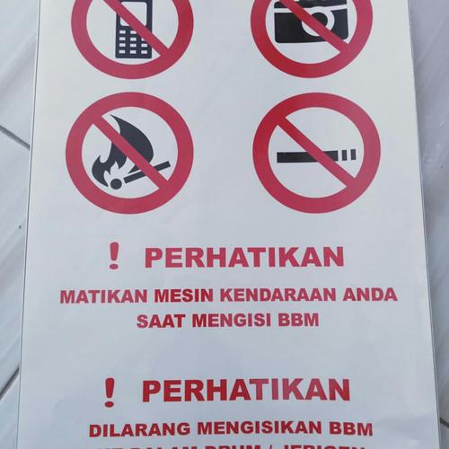 Jual sticker rambu ukuran A4 - Kab. Bekasi - Detri mandiri | Tokopedia