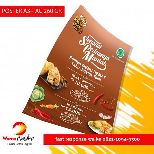 Jual Cetak Poster Art Carton A3+ lembaran (Full Color) - Kota Depok ...