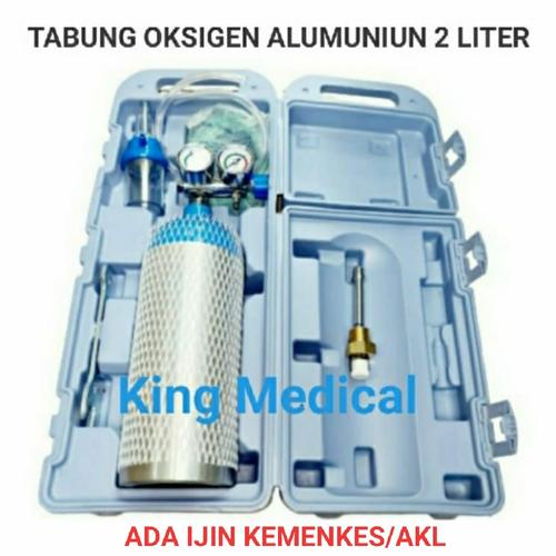 Jual Tabung O2 2 Liter Portable-Oksigen Portable 2L-Tabung 2L - Jakarta Barat - King Medical ...