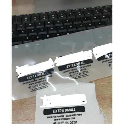 Jual buat tag label kaos baju/ logo kaos baju/print sablon dtf 1/2meter ...