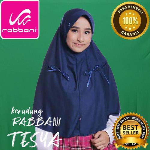 Jual KERUDUNG HIJAB JILBAB SEKOLAH RABBANI TESYA INSTAN DEWASA REMAJA ...
