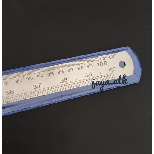 Jual PENGGARIS MISTAR BESI 100 CM STAINLESS STEEL TIPIS - Kota Bandung ...