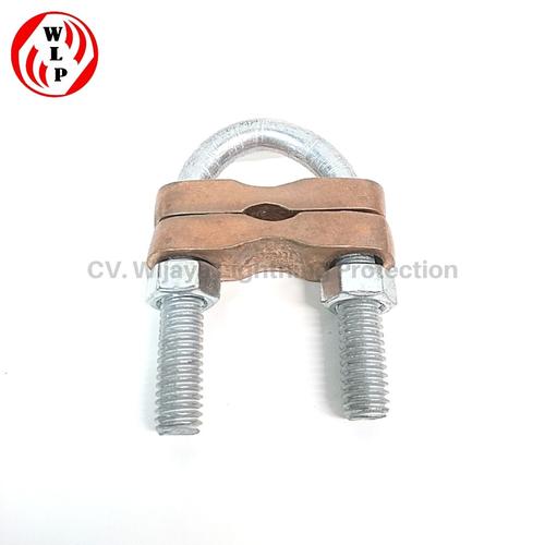 Jual Clamp U Bolt Tembaga Galvanis Stik 3/4 5/8 1 Inch ke Kabel CU 1 ...